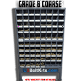 5170 Piece Grade 8 USS Coarse Thread Bin Kit with Two (2) 40 Hole Bins ...