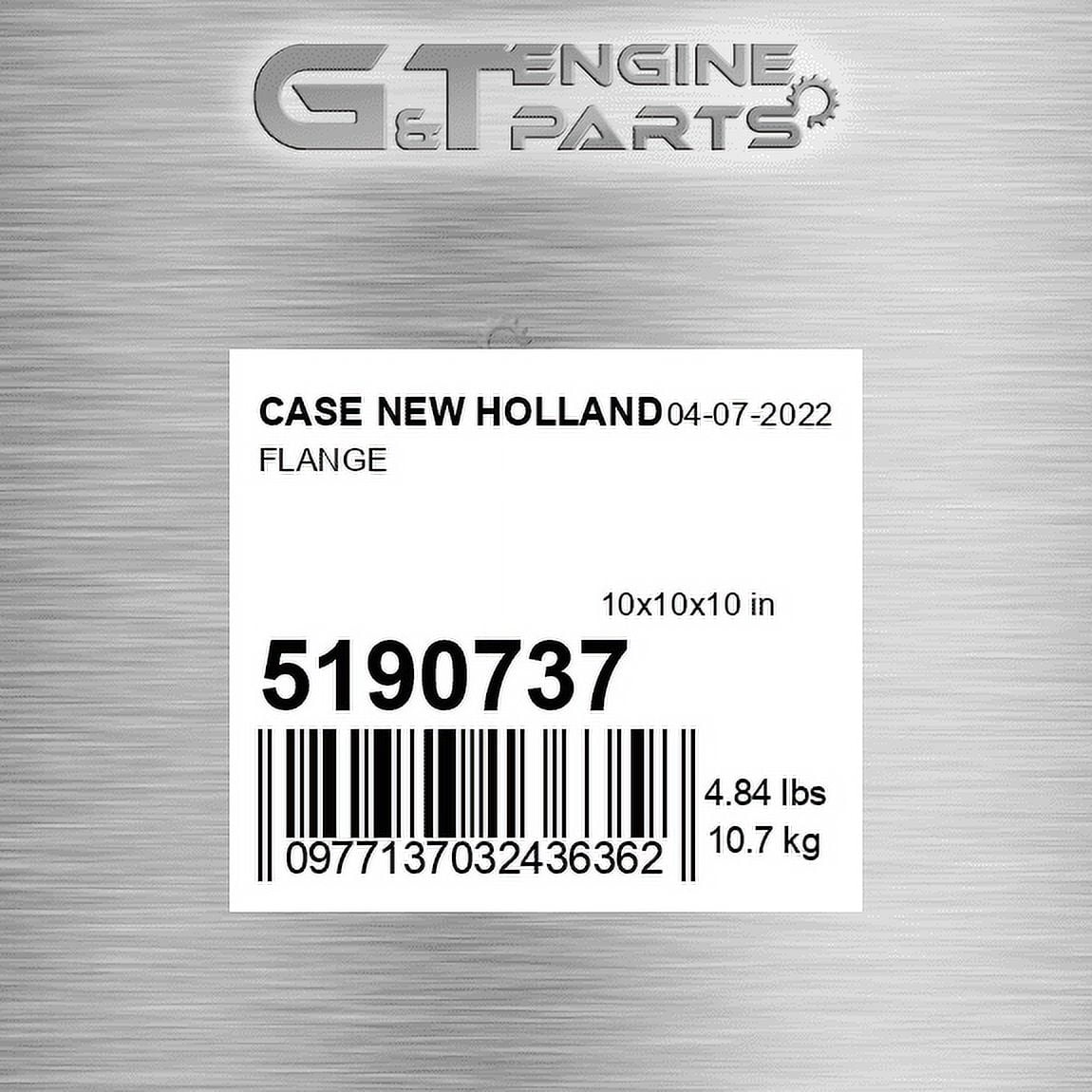 5190737 FLANGE fits CASE NEW HOLLAND (New OEM) - Walmart.com