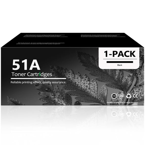 51A Black Toner Cartridge Compatible for HP 51A Toner Cartridge for ...