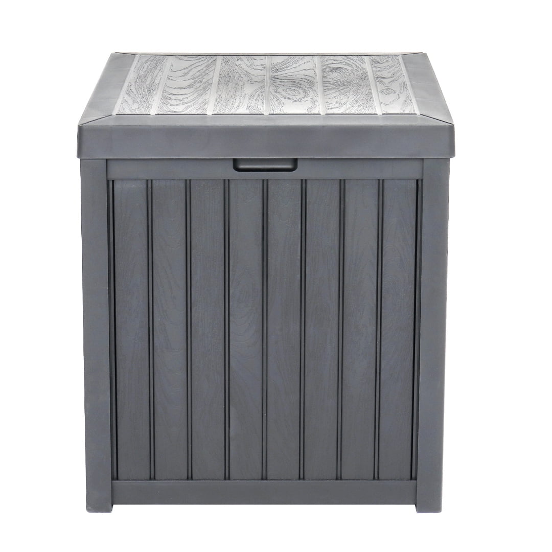 51Gal/195L Outdoor Garden Plastic Storage Deck Box With Lockable Lid ...