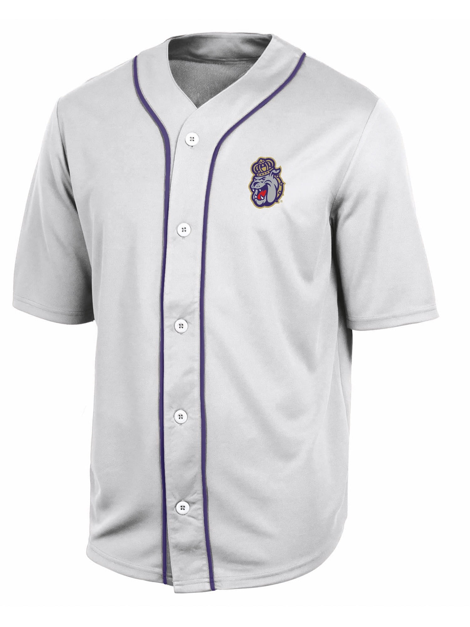 NCAA JAMES MADISON JERSEY M's Pinstripe Baseball Jersey MENS SIZE 2XL ...