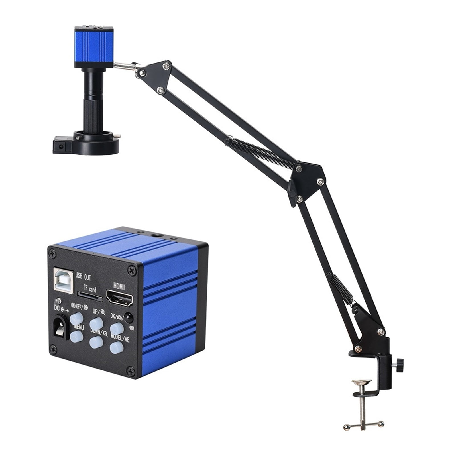 51MP 1080P FHD Digital Microscope 150X C-Mount Lens USB Electronic ...