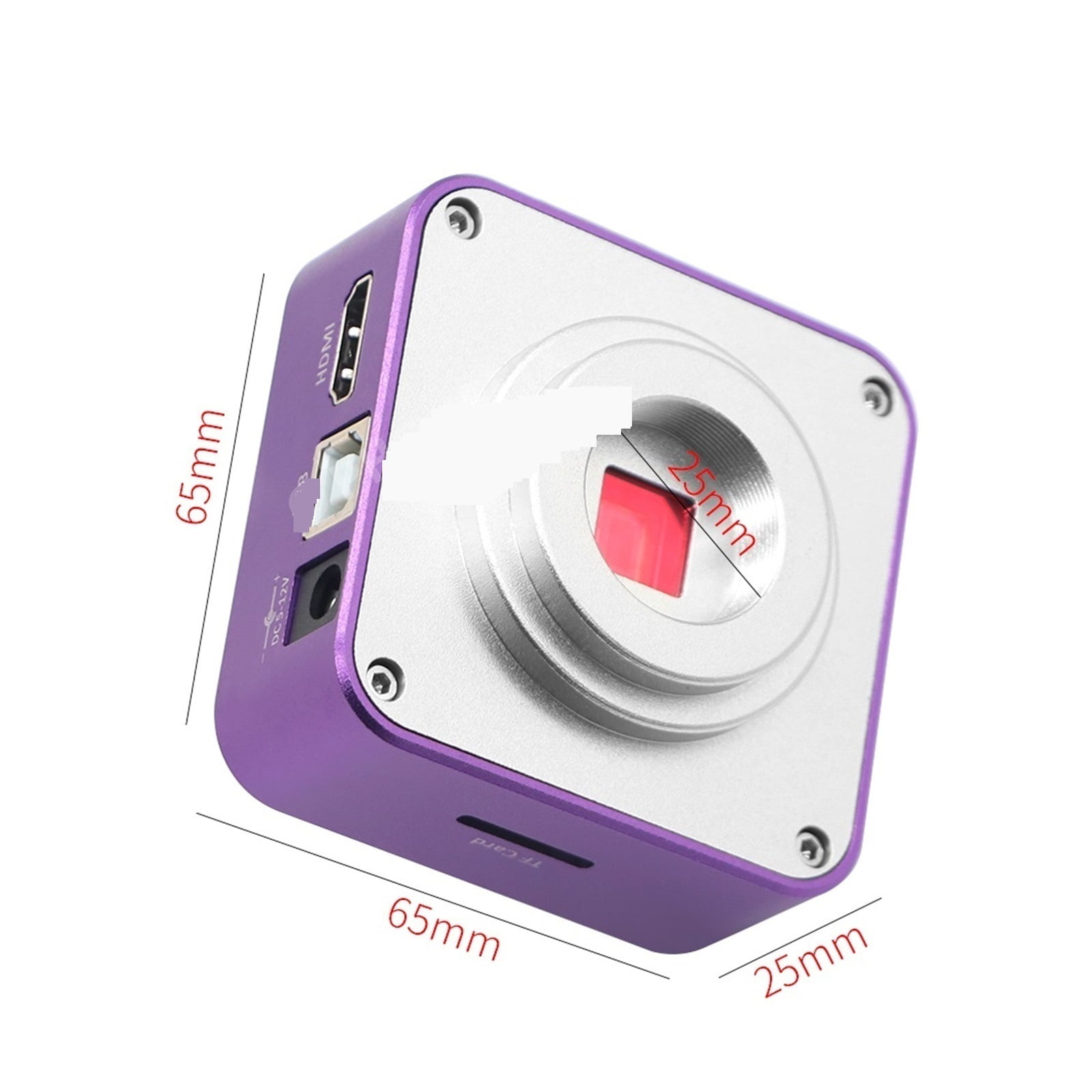 51MP 1080P FULL HD Digital Microscope 180X C-Mount Lens USB Industrial ...