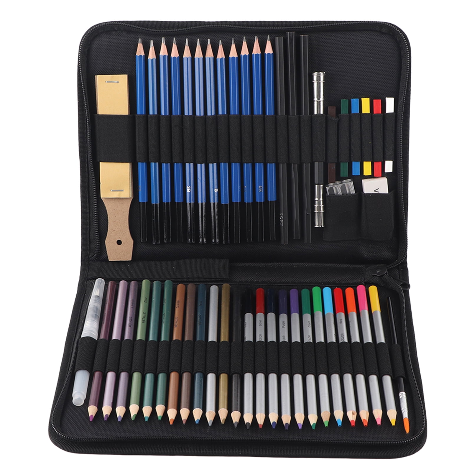 51PCS Professional Artist Sketching Drawing Colored Pencil Set Art ...