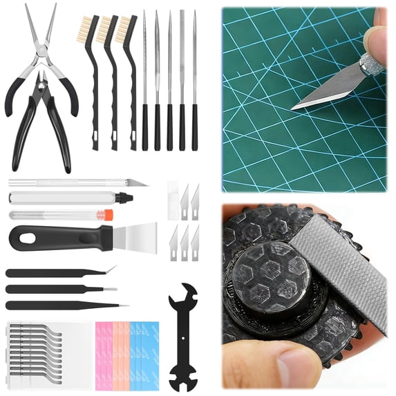 51Pcs 3D Printer Tools Kit 3D Printer Accessories with Nozzle Cleaning ...