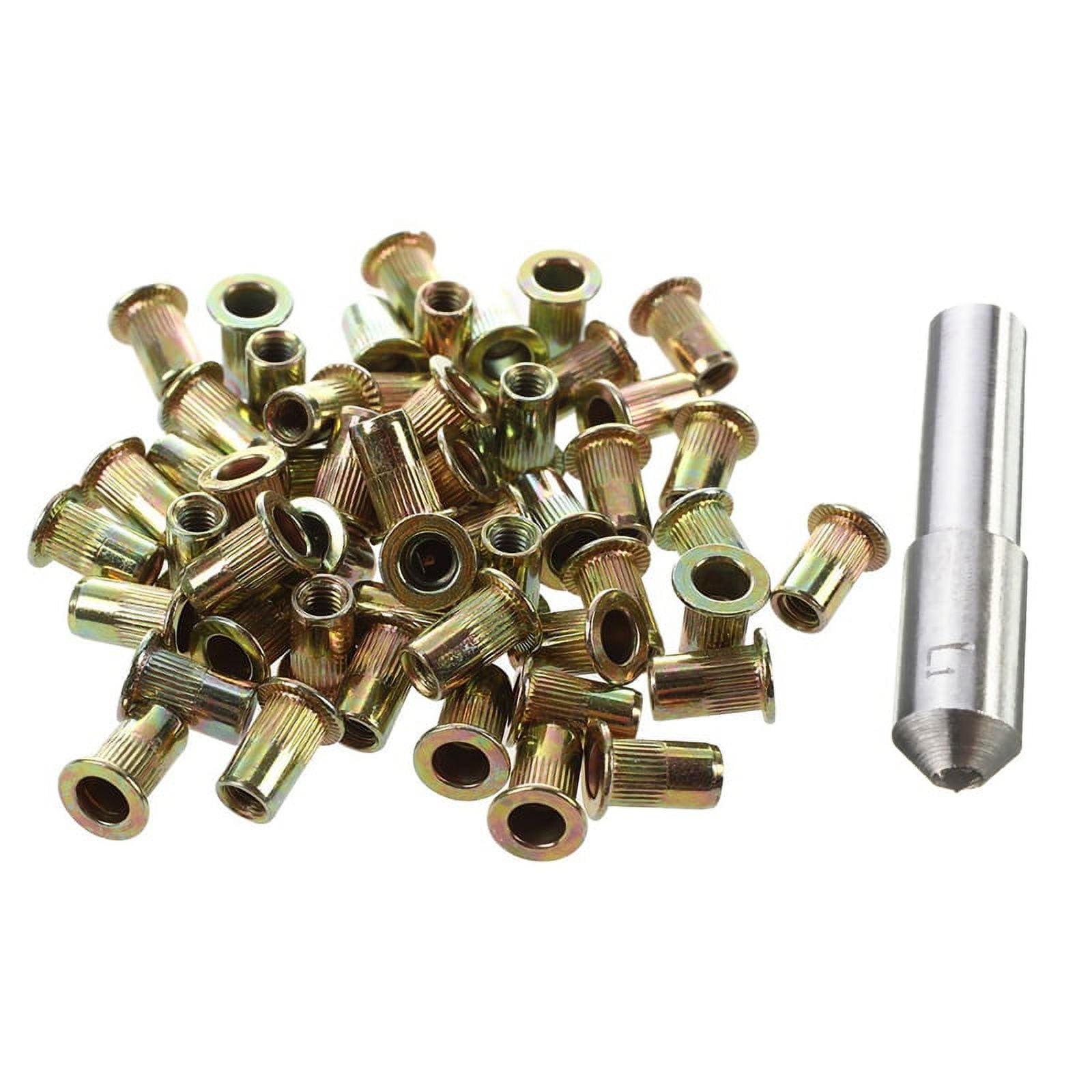 51Pcs Accessories: 50Pcs Flat Rivet Nut & 1Pcs Grinding Disc Wheel ...