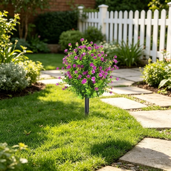51cm Realistic Artificial Ground Insert Tree Outdoor Garden Decoration ...