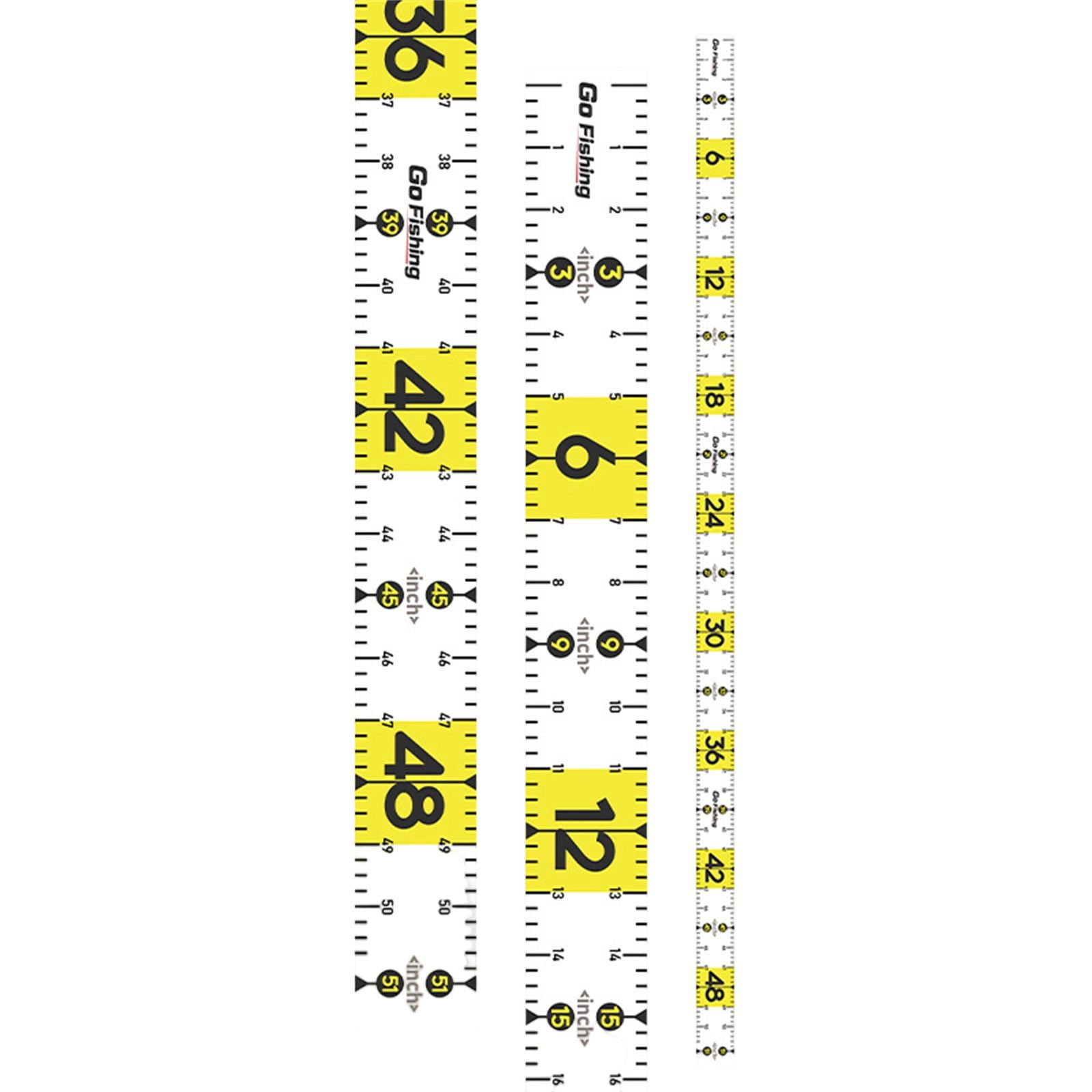 51in Saltwater Freshwater Fish Measuring Tape Fishing Tape Measure for ...