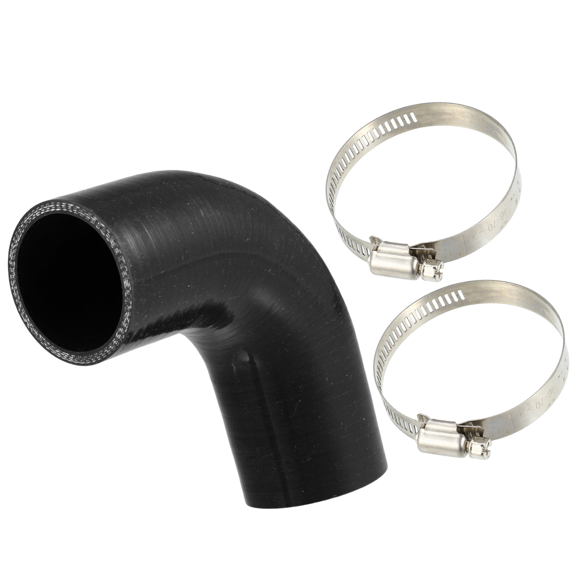 51mm 2.0" ID 90 Degree Elbow Engine Silicone Hose Black for Car ...