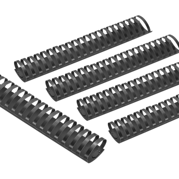 51mm (2") Plastic Binding Combs, 10 Pcs 21 Rings Comb Spines 450 Sheet ...