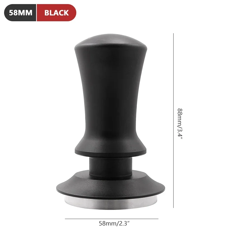 51mm/53mm/58mm Stainless Steel Espresso Coffee Tamper Powder Hammer ...