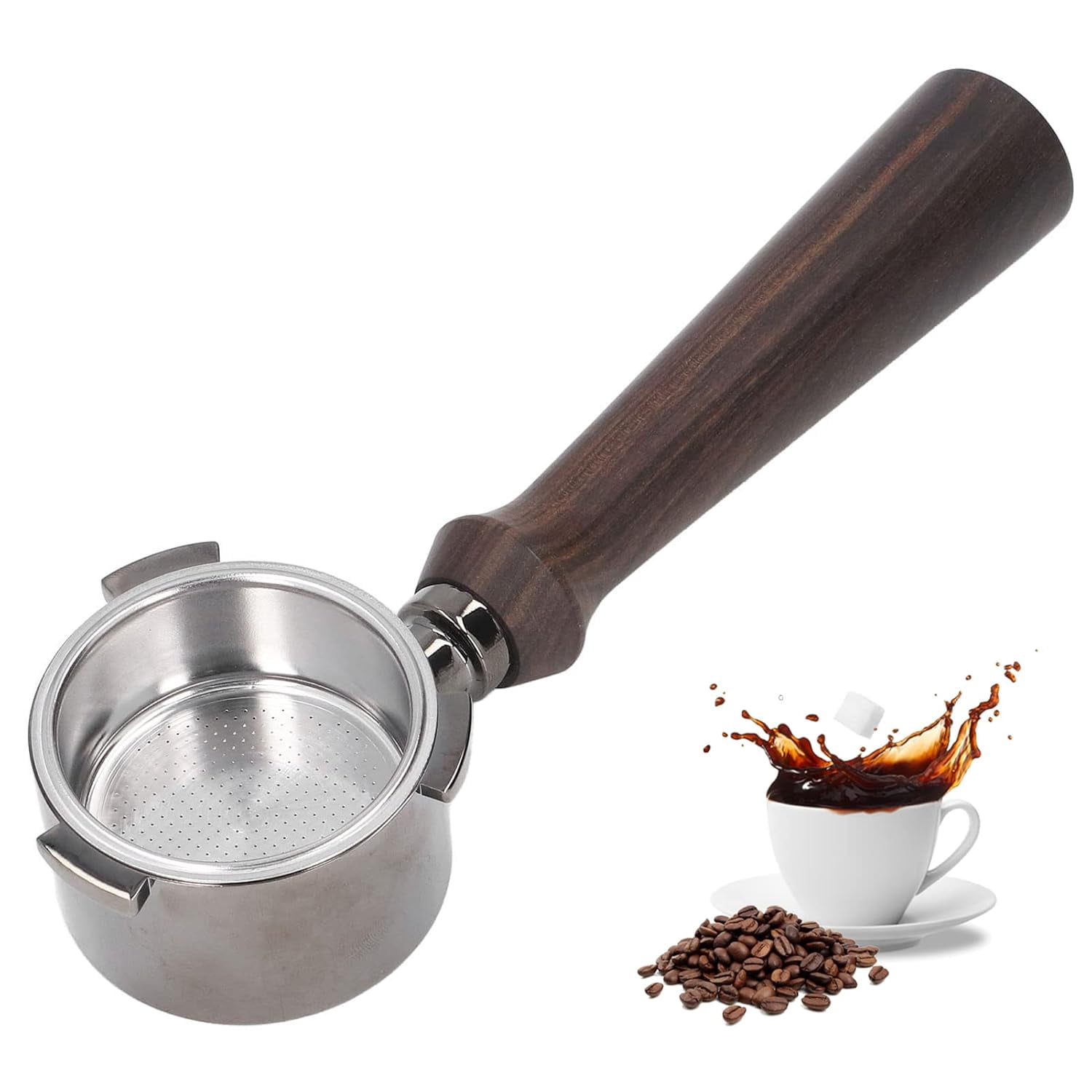 51mm Coffee Bottomless Handle Coffee Portafilter Removable Coffee ...