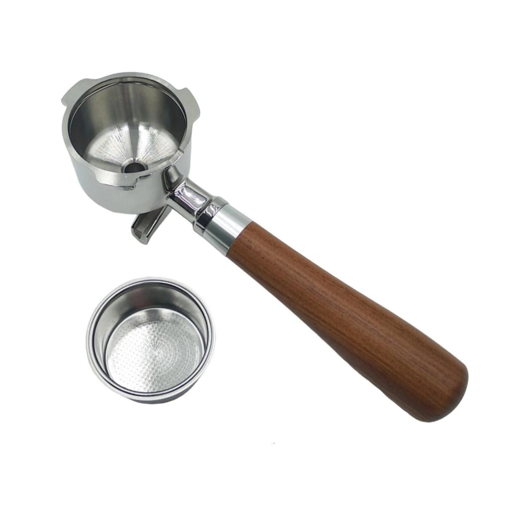 51mm Coffee Filter Holder with Bottom Three Ear Espresso Machine ...