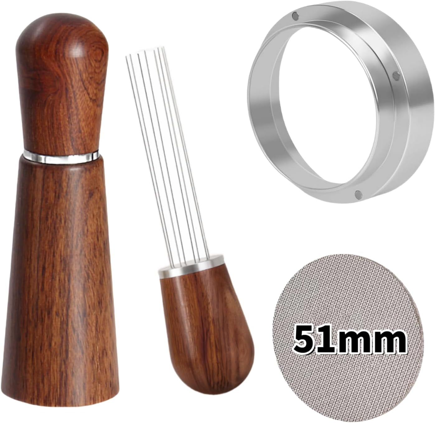 51mm Espresso Accessories Kit,316 Stainless Steel WDT Tool Espresso ...