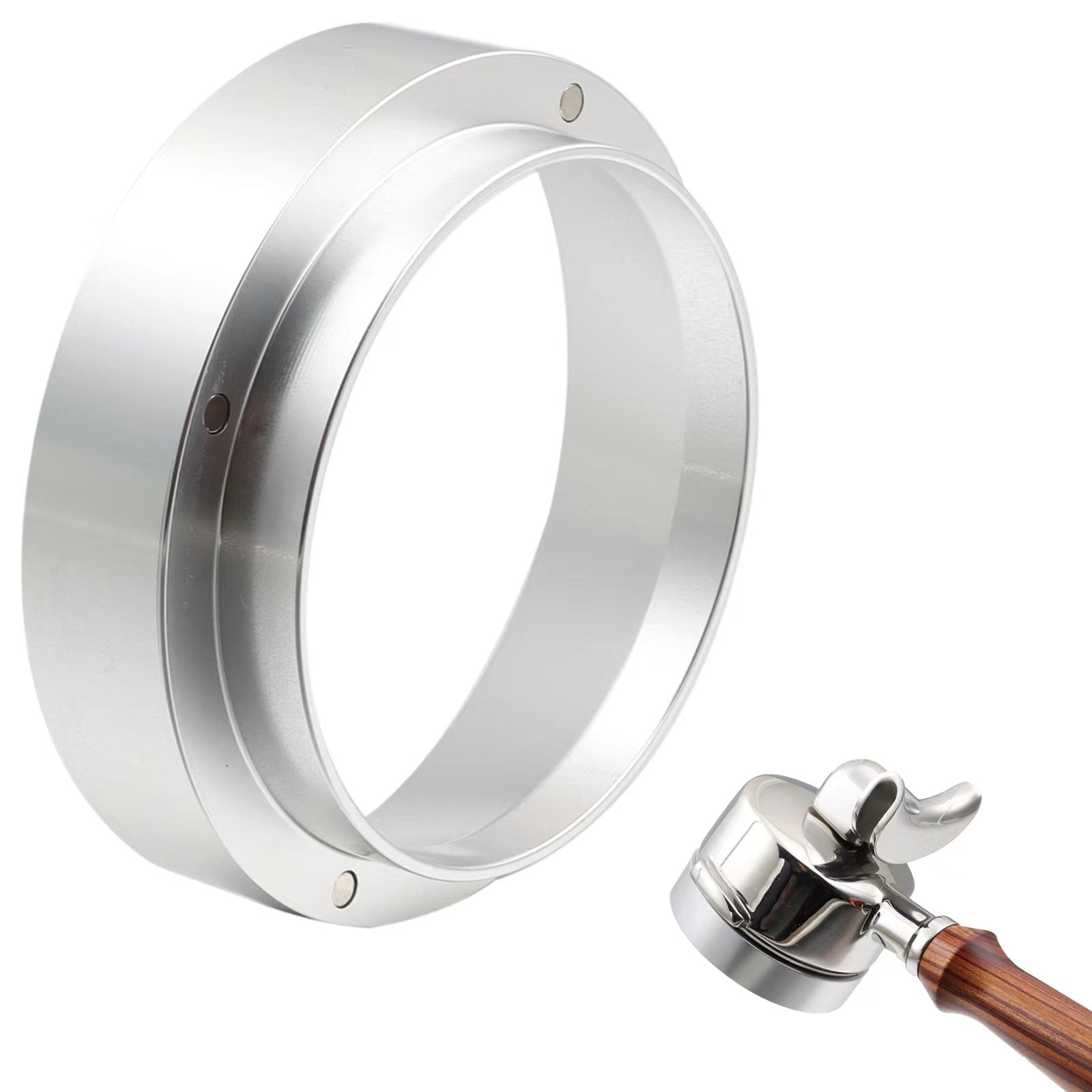 51mm Magnetic Espresso Dosing Funnel, Coffee Dosing Ring, Powder ...