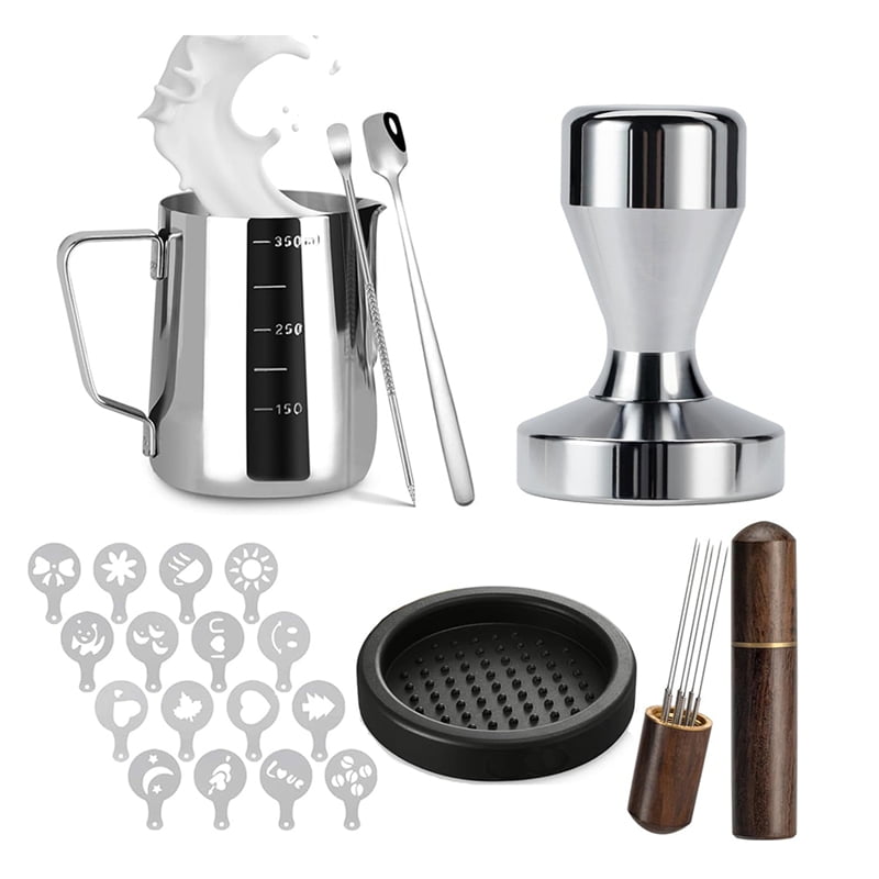 51mm Espresso Tamper Set Espresso Kit Including Coffee Tamper, Milk ...