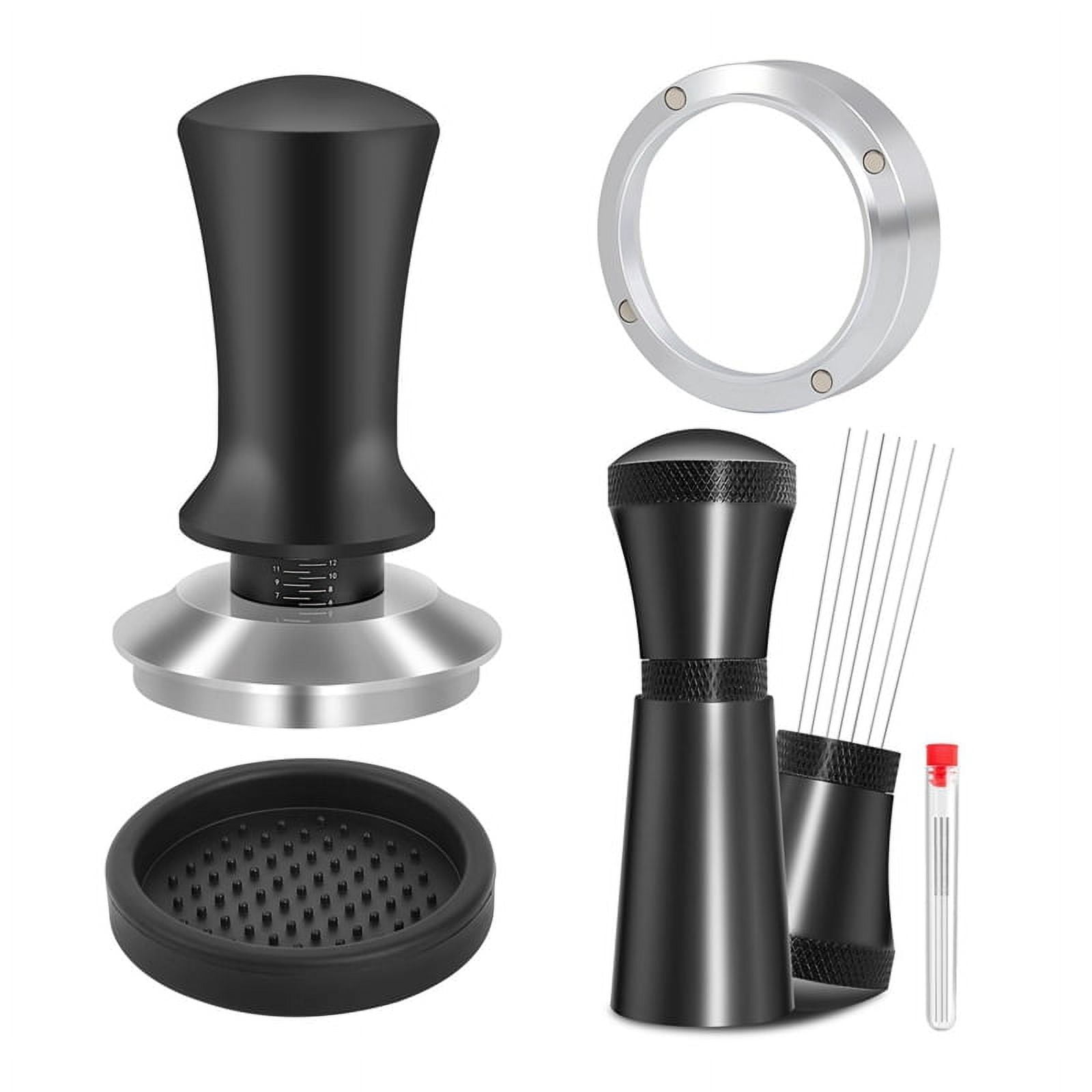 51mm Espresso Tool Set: Calibrated Tamper, WDT Needle Tool, & Dosing ...