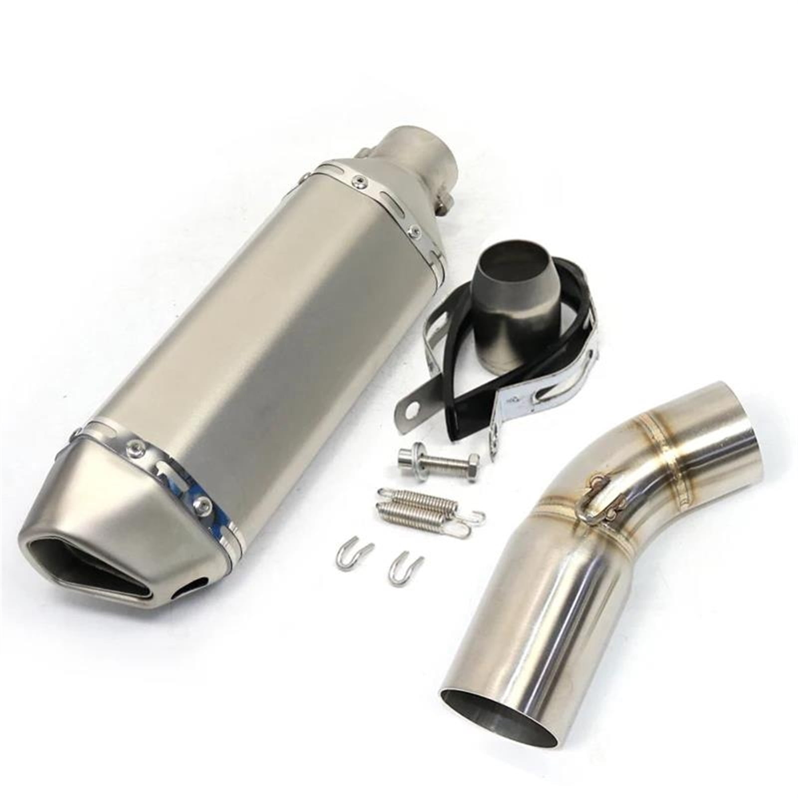 51mm Motorcycle Exhaust System Modified Exhaust Pipe Middle Link Pipe ...