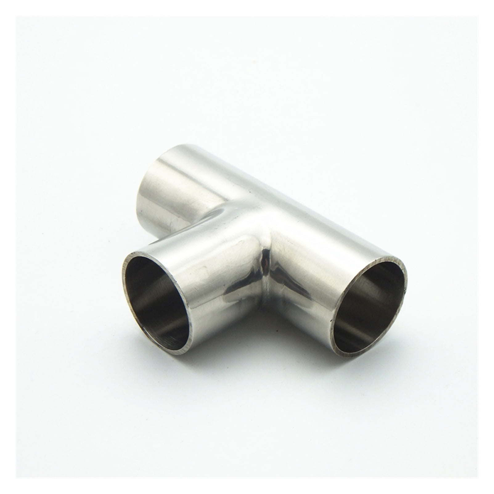 51mm OD 304 Stainless Steel Weld Tee Connector Pipe Fitting ,Long ...