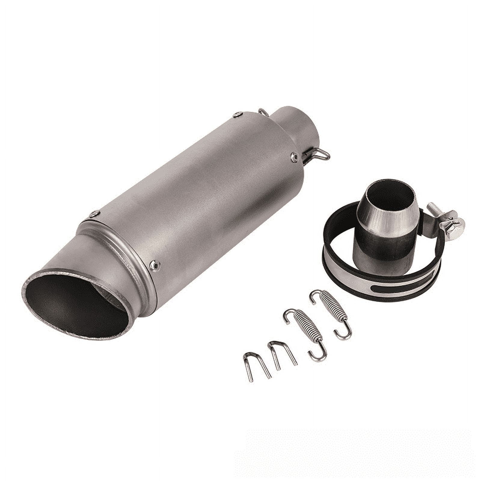 51mm Universal Motorcycle Carbon Fiber Exhaust Muffler With Killer ...