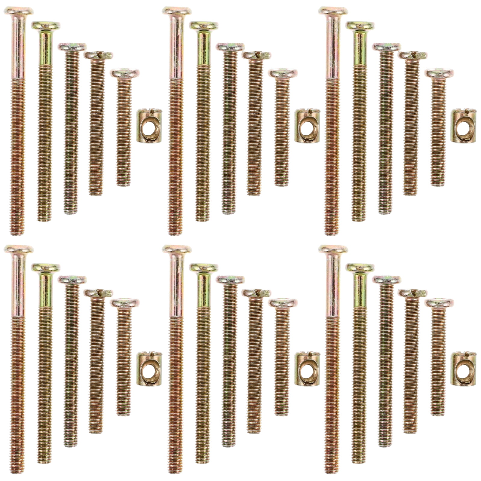 51pcs Baby Bed Crib Screws Bolts Screws Barrel Nuts Assortment Kit Baby ...