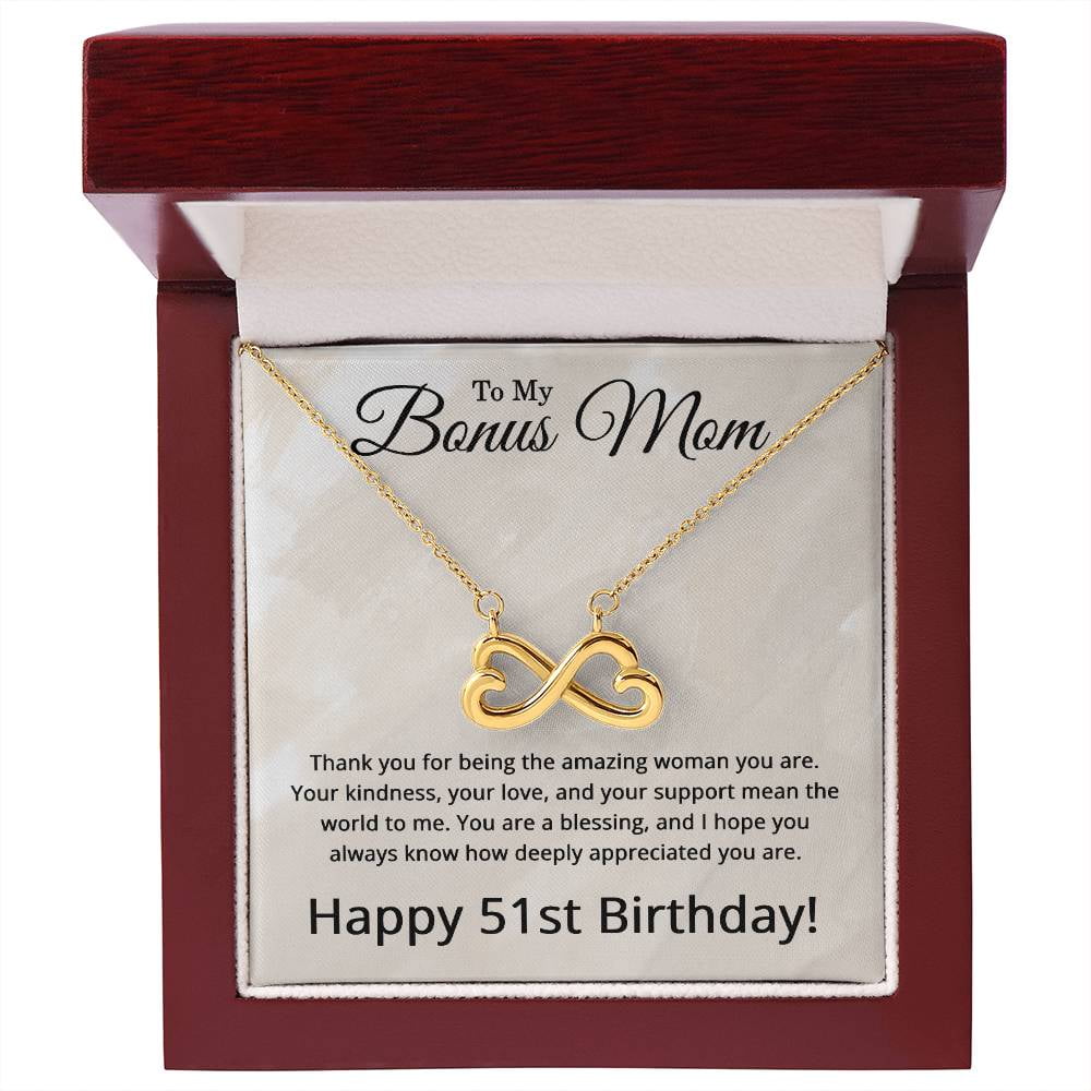 51st Birthday Gifts for Bonus Mom - 51st Birthday Necklace for Bonus ...