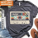 51st Birthday Shirt 1975 Limited Edition Cassette TShirt 1975 Birthday ...
