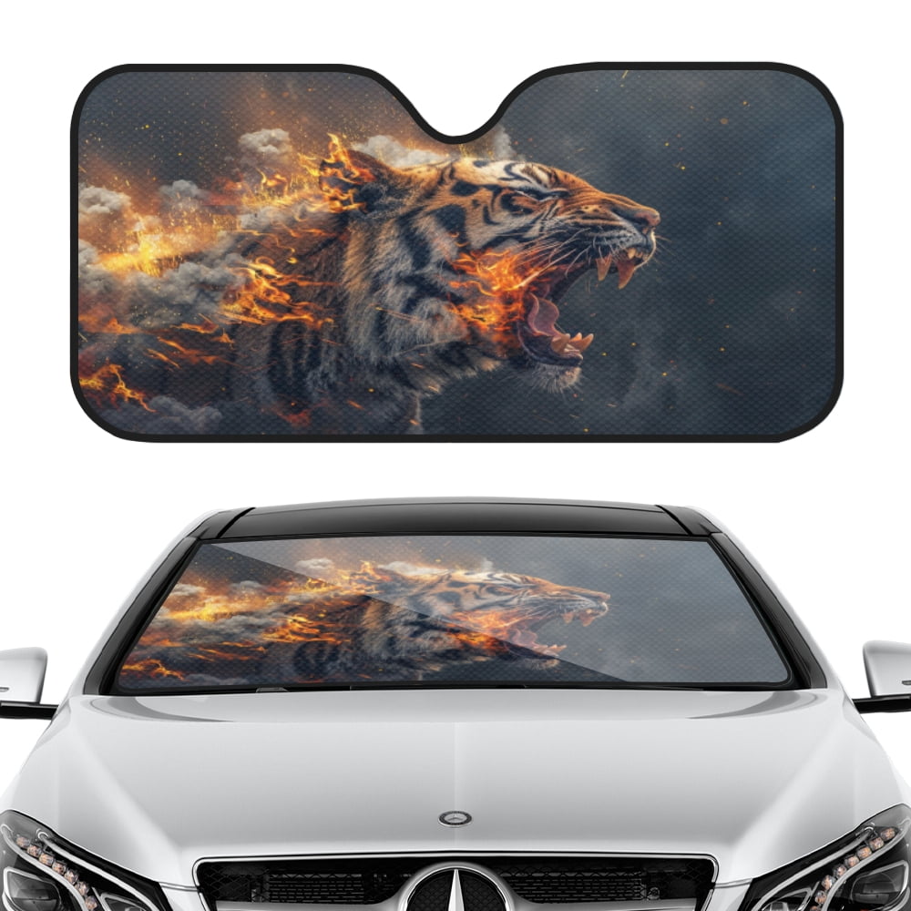 51x28 Inch Windshield Sun Shade for Car & SUV, Front Window Sun Visor ...