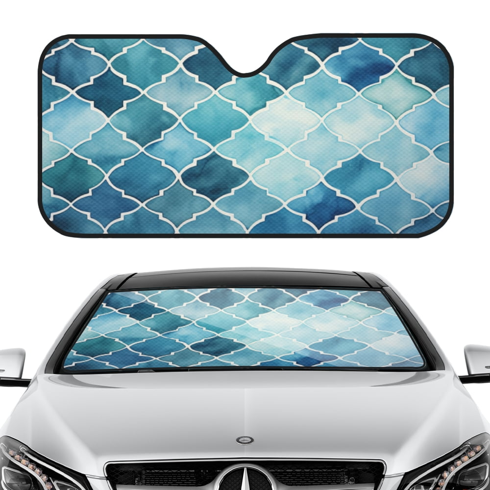 51x28 Inch Windshield Sun Shade for Car & SUV, Front Window Sun Visor ...