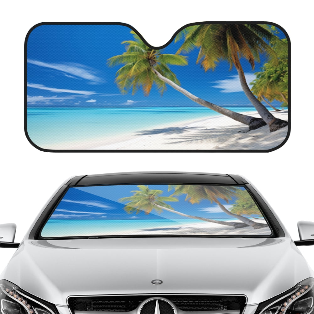 51x28 Inch Windshield Sun Shade for Car & SUV, Front Window Sun Visor ...