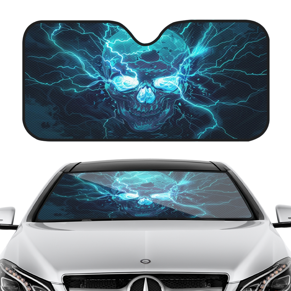 51x28 Inch Windshield Sun Shade for Car & SUV, Front Window Sun Visor ...
