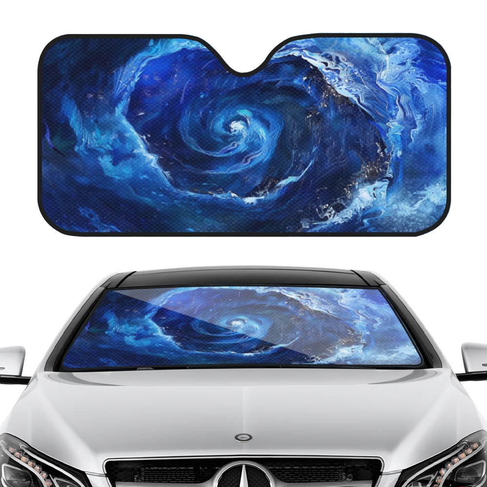51x28 Inch Windshield Sun Shade for Car & SUV, Front Window Sun Visor ...