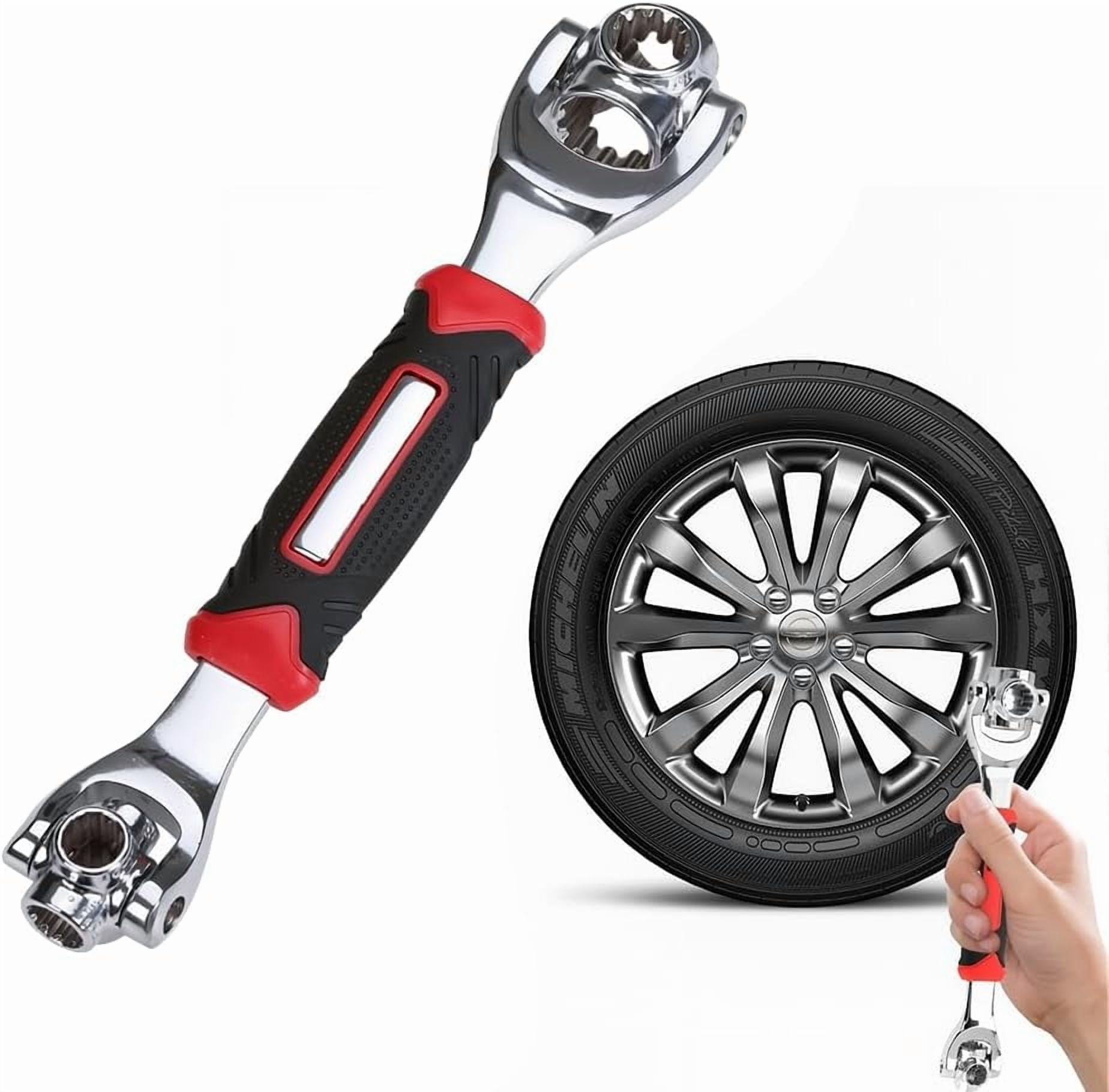 52 in 1 Universal Socket Wrench - 360° Rotating Head Spanner Tool with Chrome Vanadium Steel ...