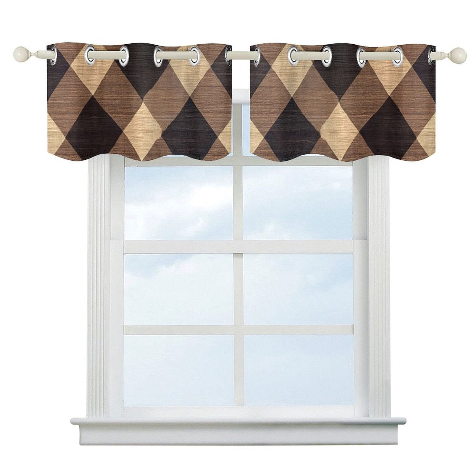 52×18.1in Curtain Hanging Two Symmetrical Durable Good Shade Heat ...