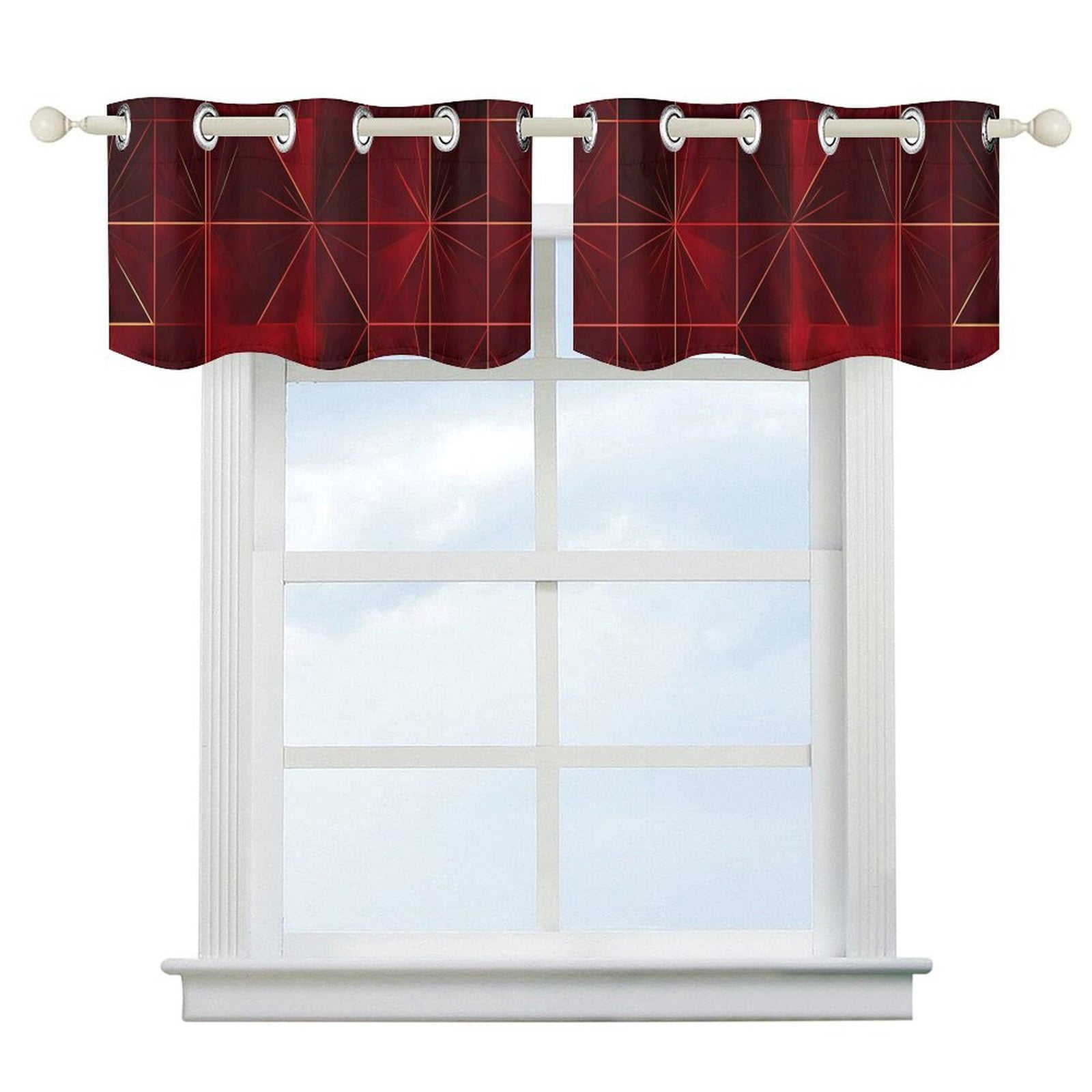 52×18.1in Curtain Hanging Two Symmetrical Durable Good Shade Heat ...