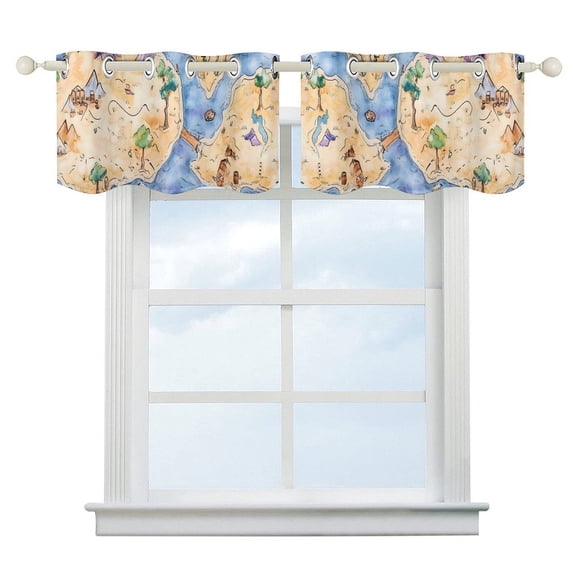 52×18.1in Curtain Hanging Two Symmetrical Durable Good Shade Heat ...