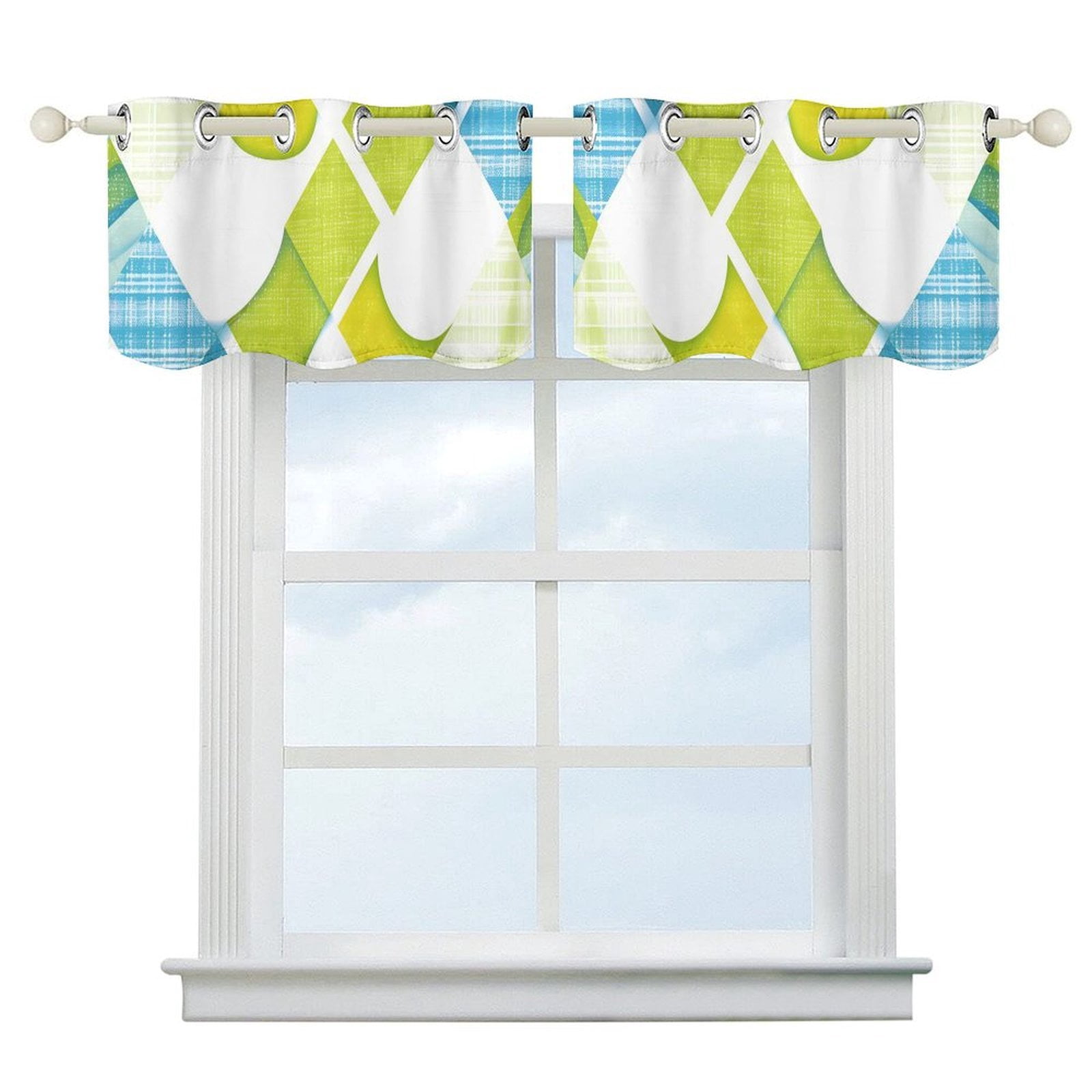 52×18.1in Curtain Hanging Two Symmetrical Durable Good Shade Heat ...