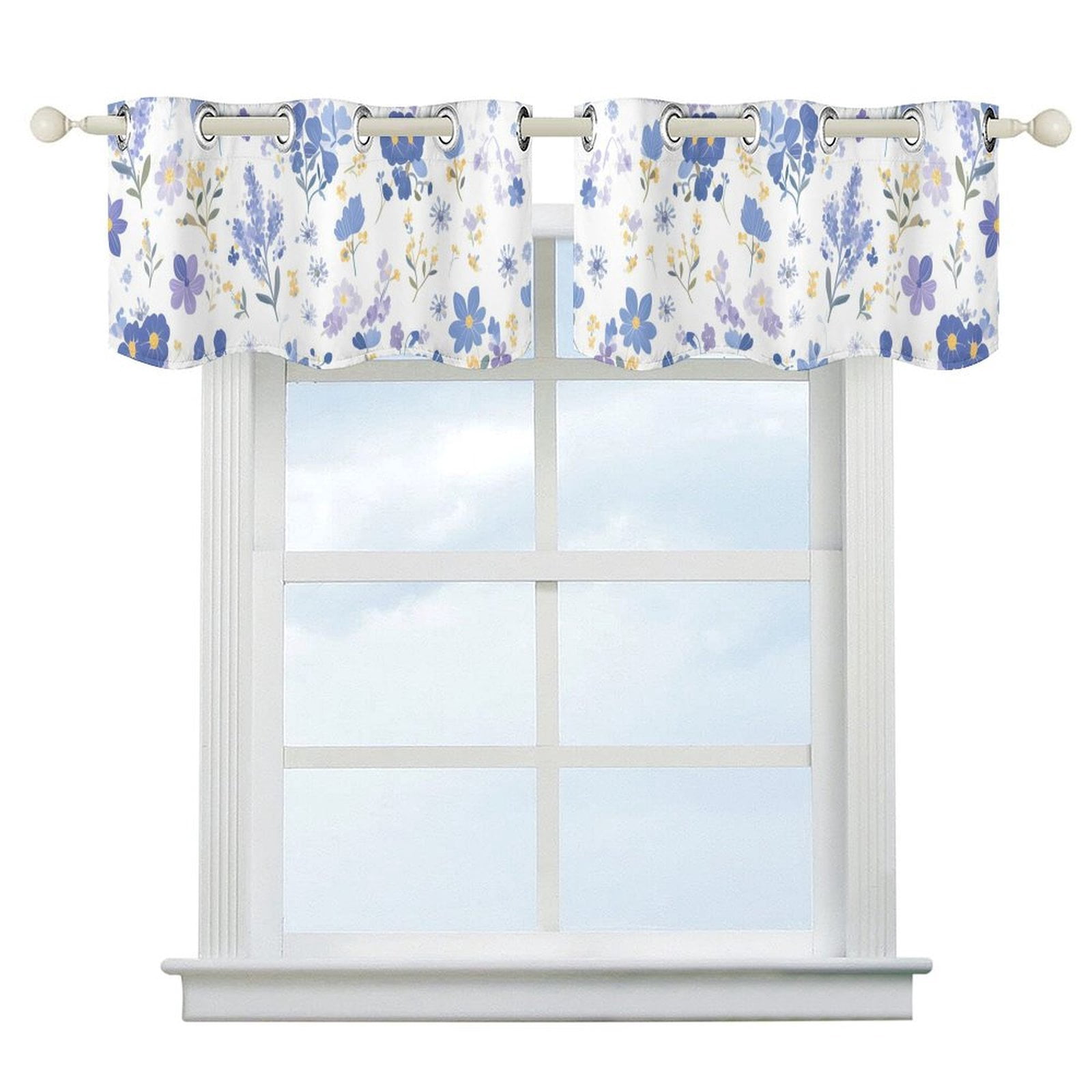 52×18.1in Curtain Hanging Two Symmetrical Durable Good Shade Heat ...