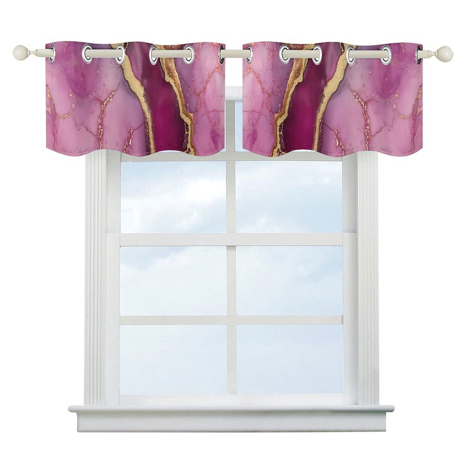 52×18.1in Curtain Hanging Two Symmetrical Durable Good Shade Heat ...