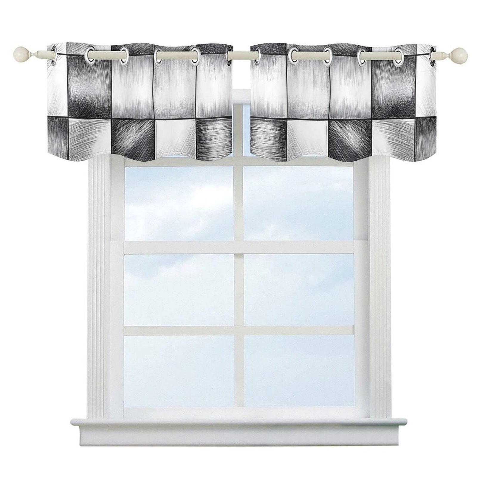 52×18.1in Curtain Hanging Two Symmetrical Durable Good Shade Heat ...