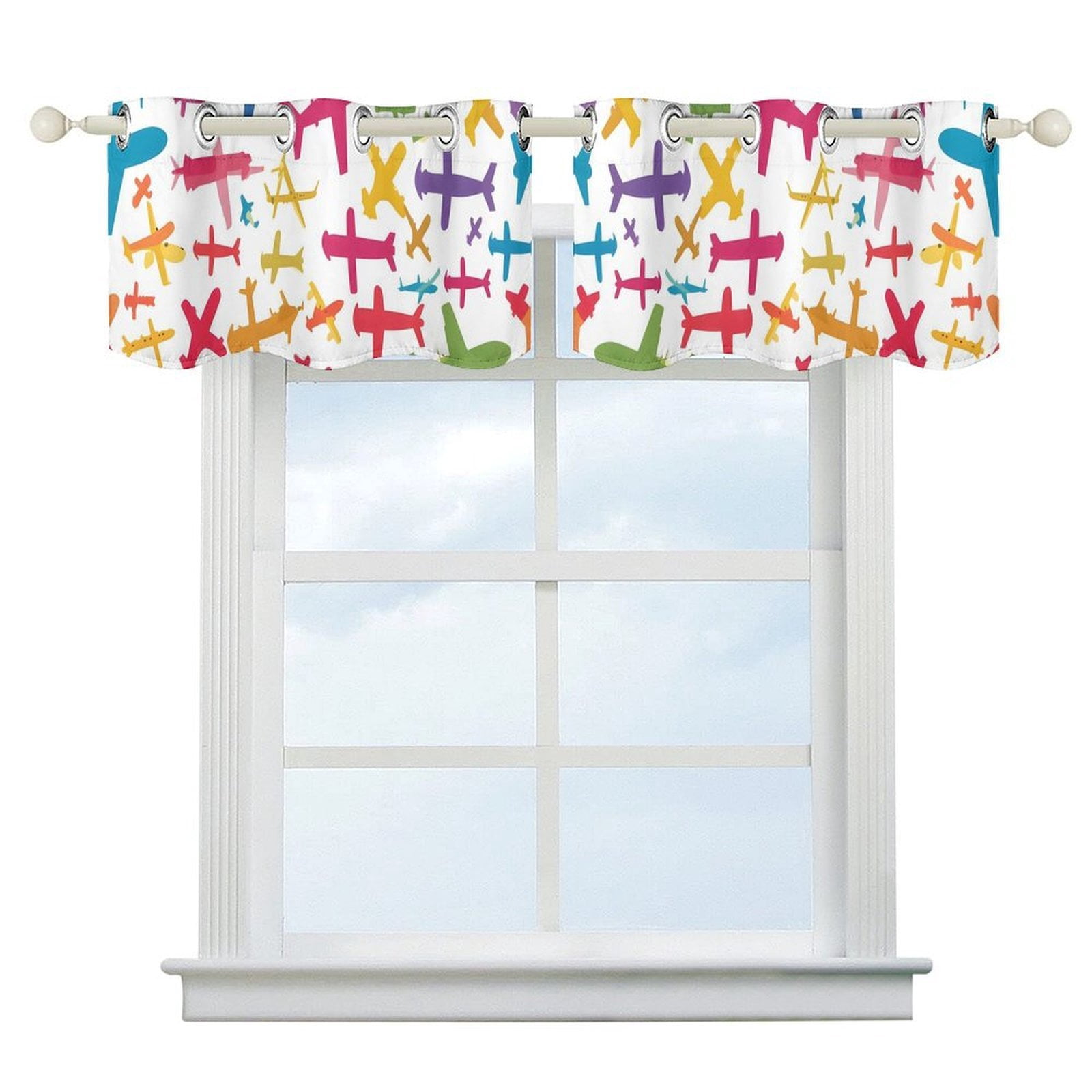 52×18.1in Curtain Hanging Two Symmetrical Durable Good Shade Heat ...