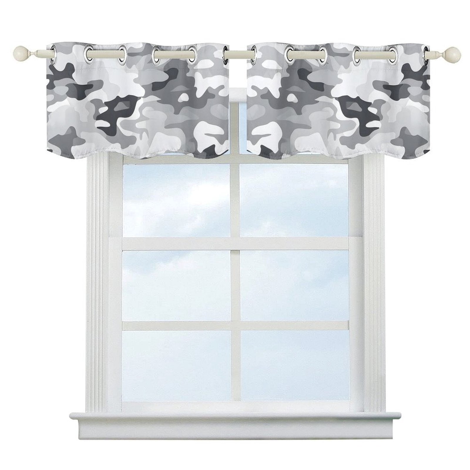 52×18.1in Curtain Hanging Two Symmetrical Durable Good Shade Heat ...
