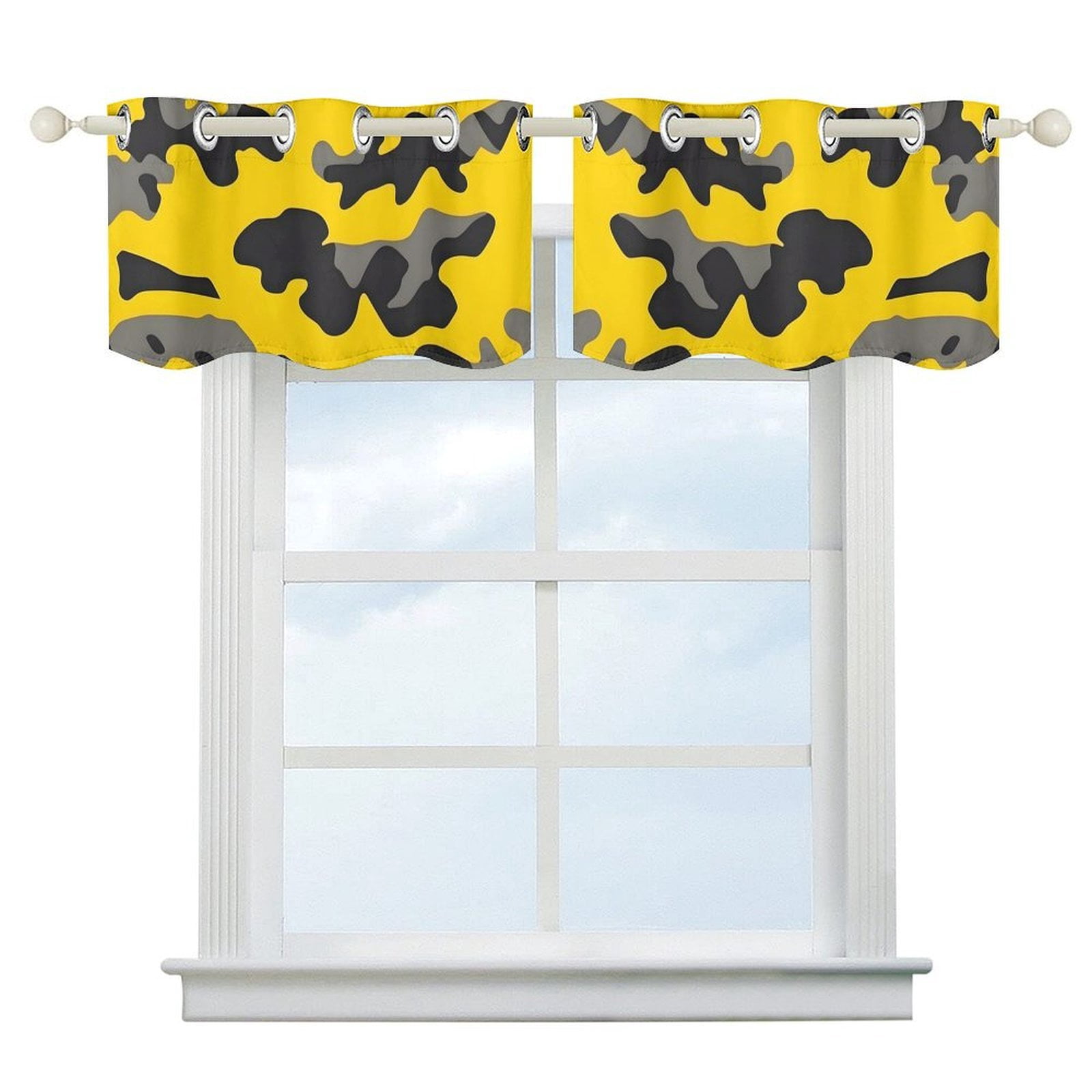 52×18.1in Curtain Hanging Two Symmetrical Durable Good Shade Heat ...