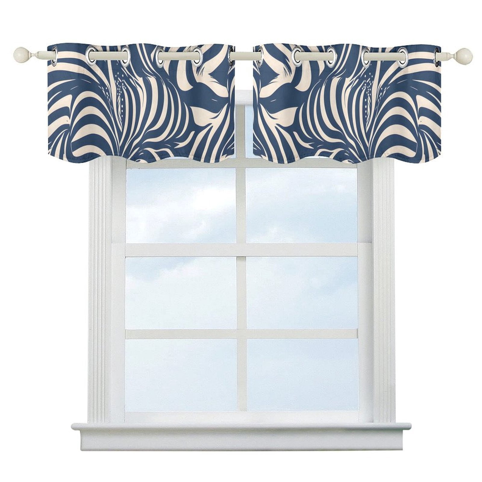 52×18.1in Curtain Hanging Two Symmetrical Durable Good Shade Heat ...