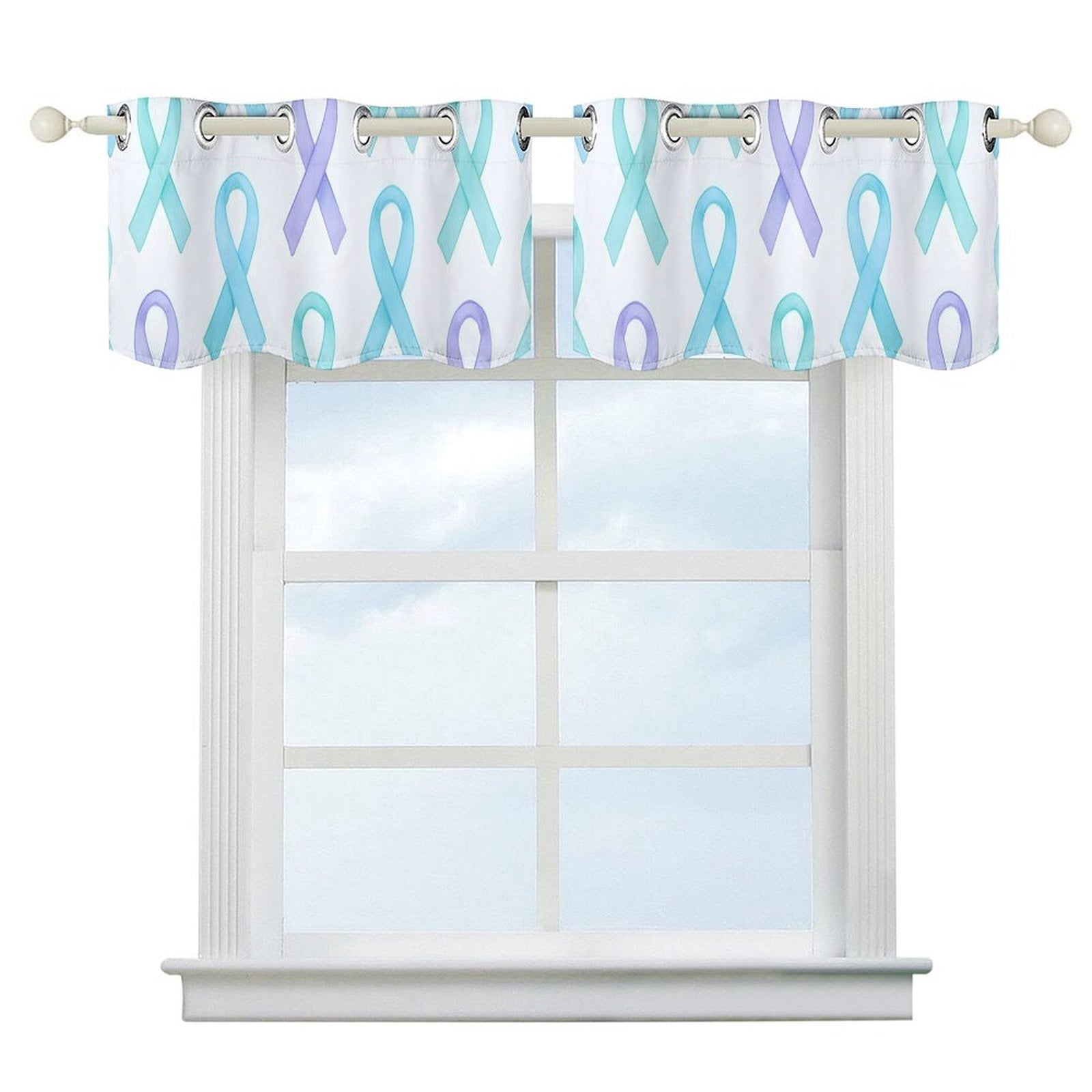 52×18.1in Curtain Hanging Two Symmetrical Durable Good Shade Heat ...