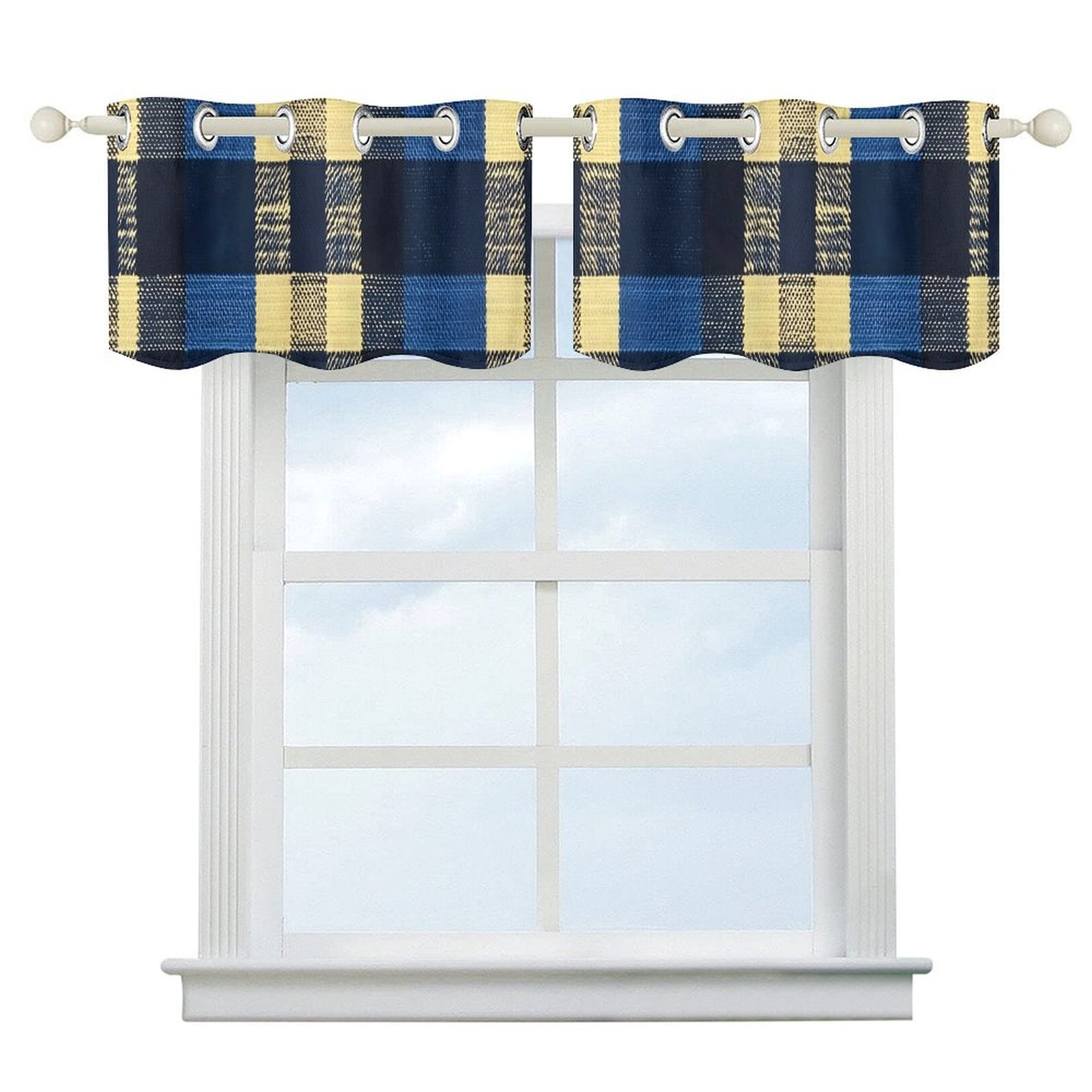 52×18.1in Curtain Hanging Two Symmetrical Durable Good Shade Heat ...