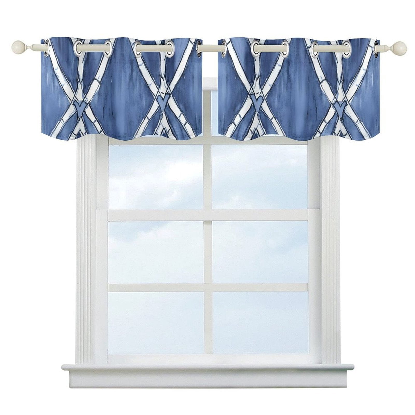 52×18.1in Curtain Hanging Two Symmetrical Durable Good Shade Heat ...