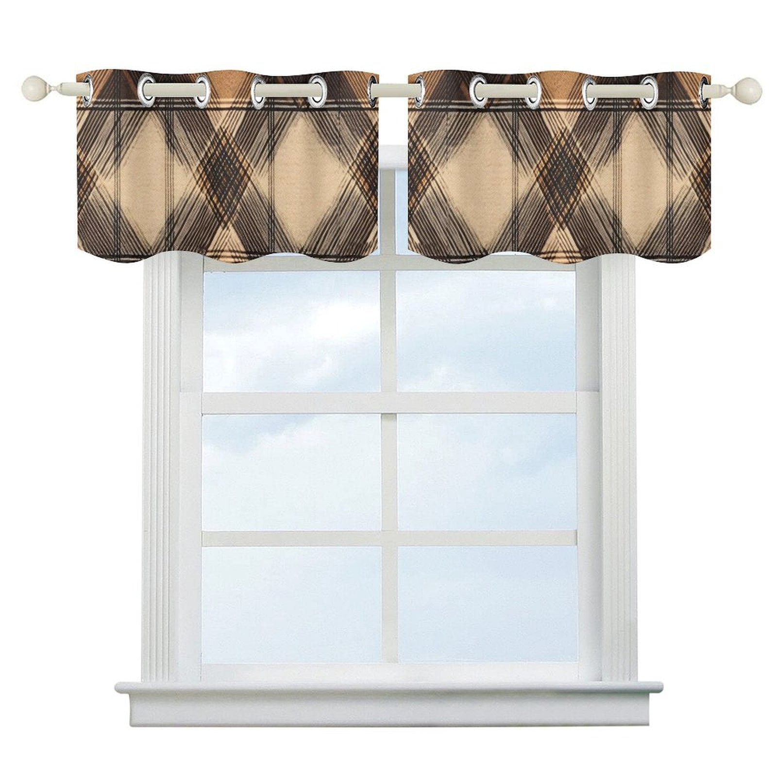 52×18.1in Curtain Hanging Two Symmetrical Durable Good Shade Heat ...