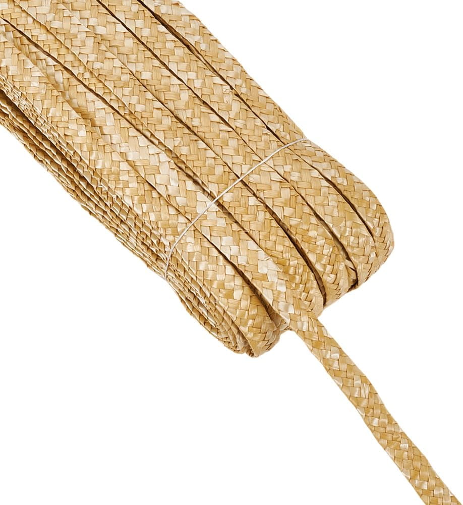 52.49 Yards Jute Straw Ribbon for Hat Making 0.45inchHat Straw Braid ...