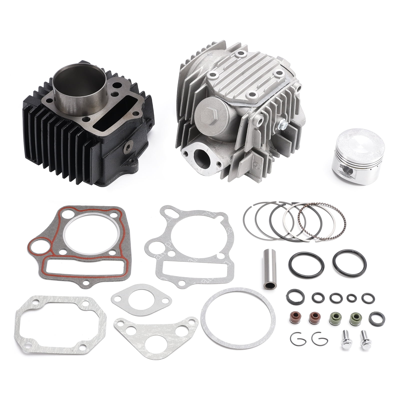 52.4mm Top End Kit Cylinder Head Piston For Honda Chinese ATV Dirt Bike ...